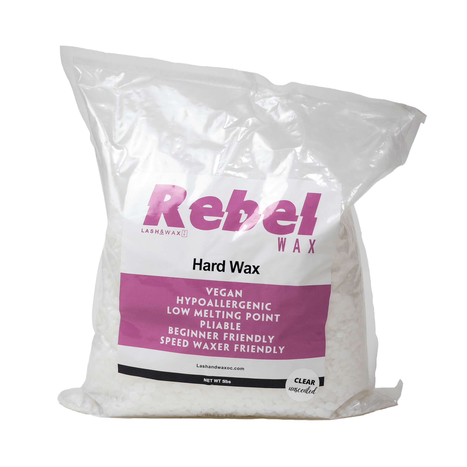 Rebel Hard Wax - Hard Wax Beads for Hair Removal – Lash and Wax OC