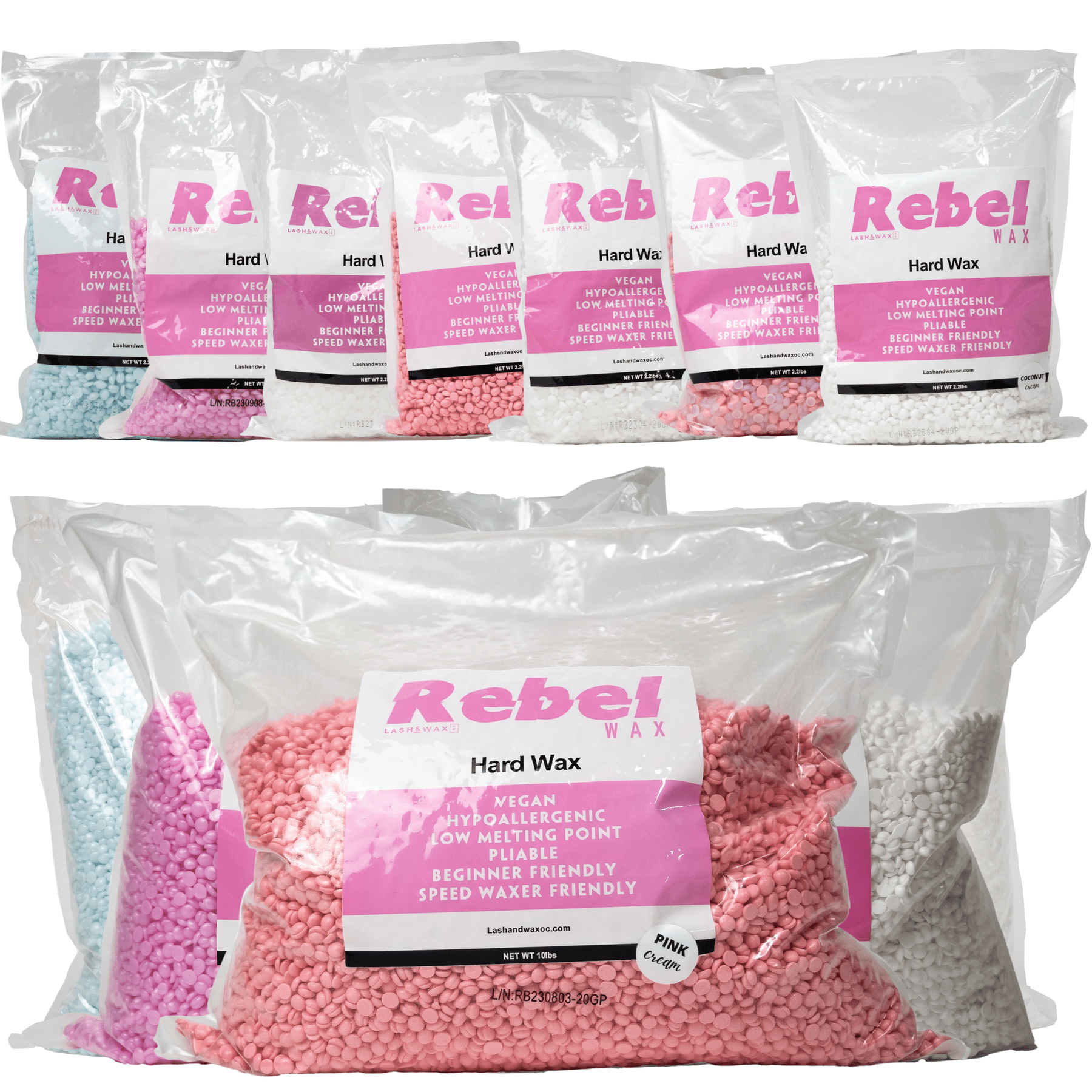 Rebel Hard Wax - Hard Wax Beads for Hair Removal – Lash and Wax OC